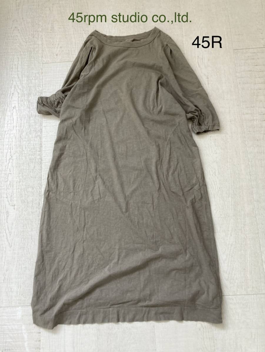 Yahoo!オークション - 45R カットソーワンピース0 / 45rpm umii908