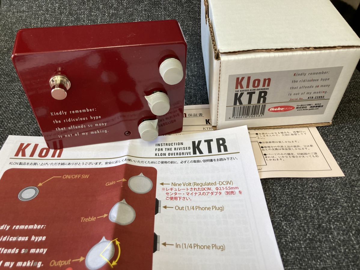 Yahoo!オークション - Klon KTR 新品同様品