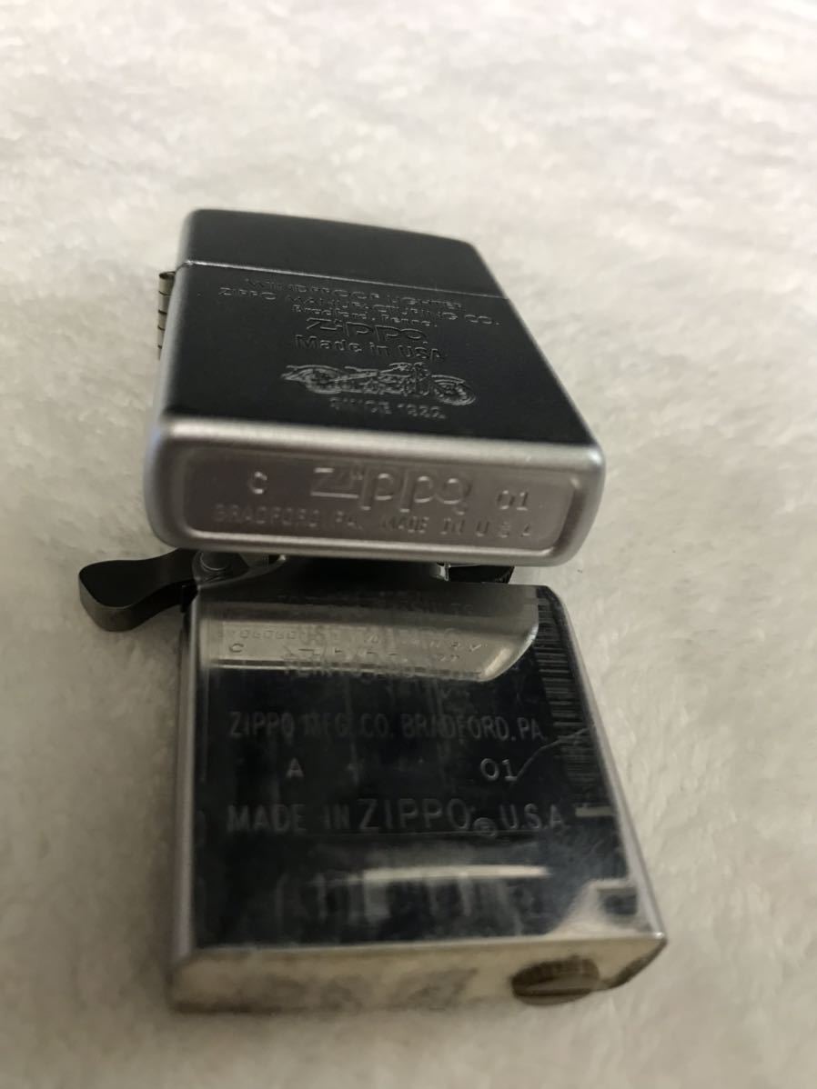 ZIPPO ジッポライター ジッポー ジッポ ジッポーライター オイルライター 2001年製 バイク 品 BIKEオートバイ(その他)｜売買されたオークション情報、yahooの商品情報を ...
