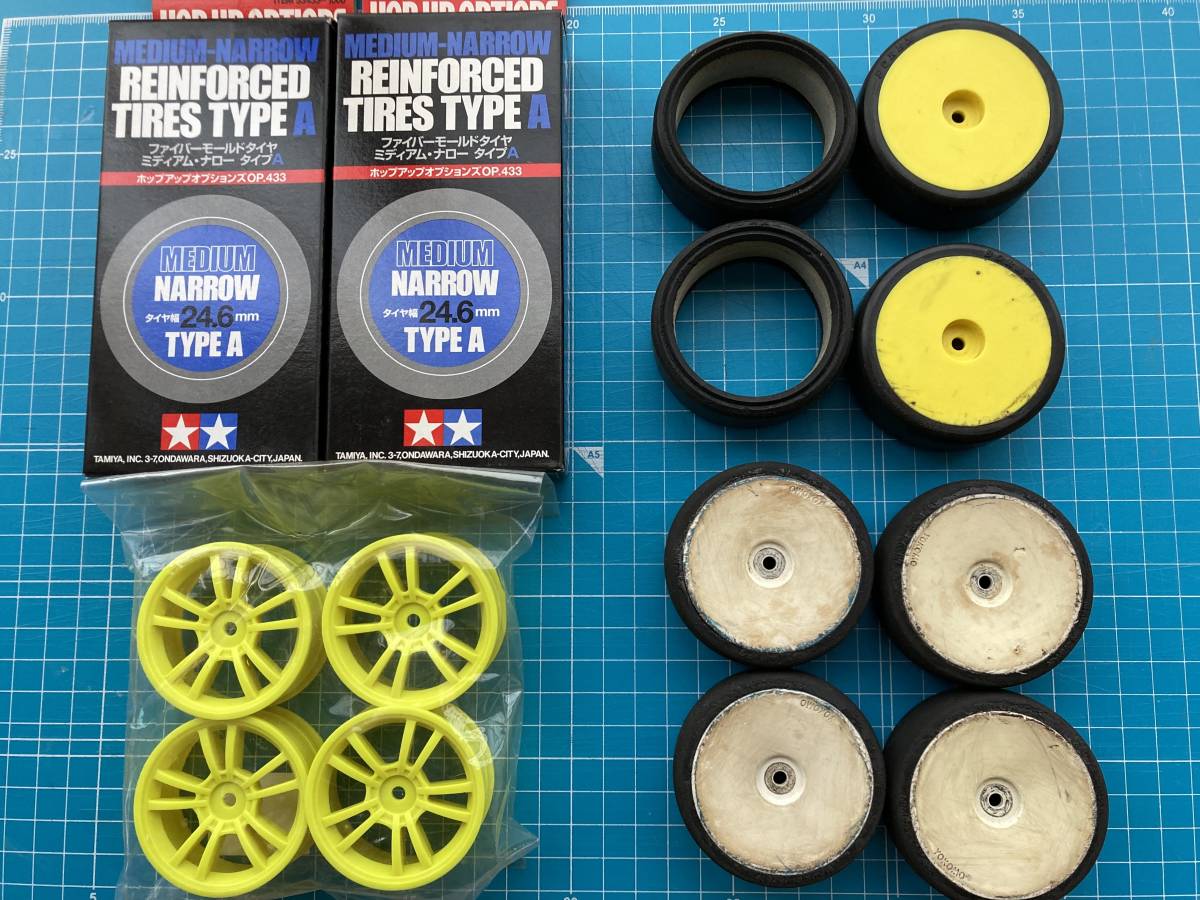 Yahoo!オークション - TAMIYA タミヤ ファイバーモールドタイヤ ミィデ...
