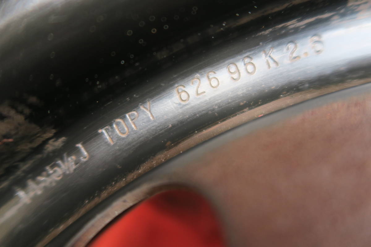 Yahoo!オークション - 【H509】スチール ホイール 1本 純正 14x5.5J 5...