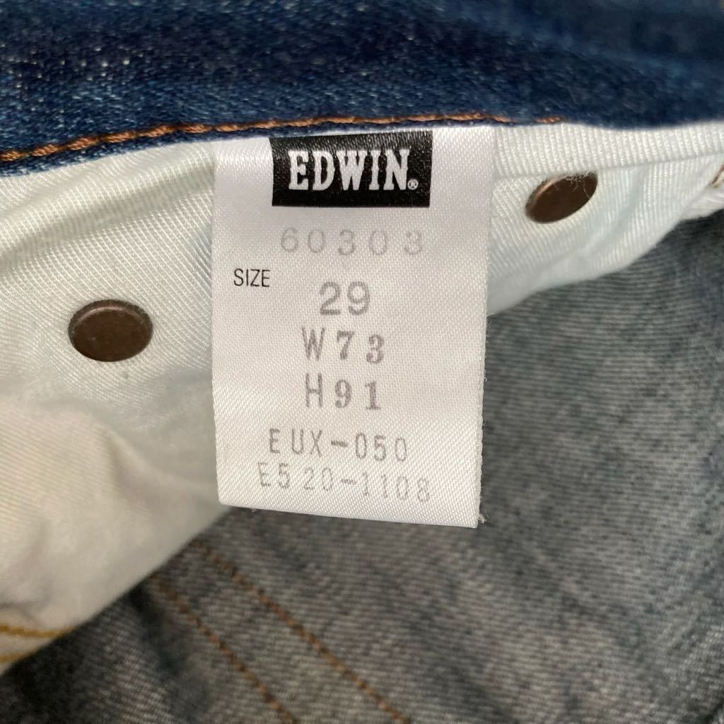 Yahoo!オークション - EDWIN X-JEANS 603 029-1-40 ストレートジーンズ...