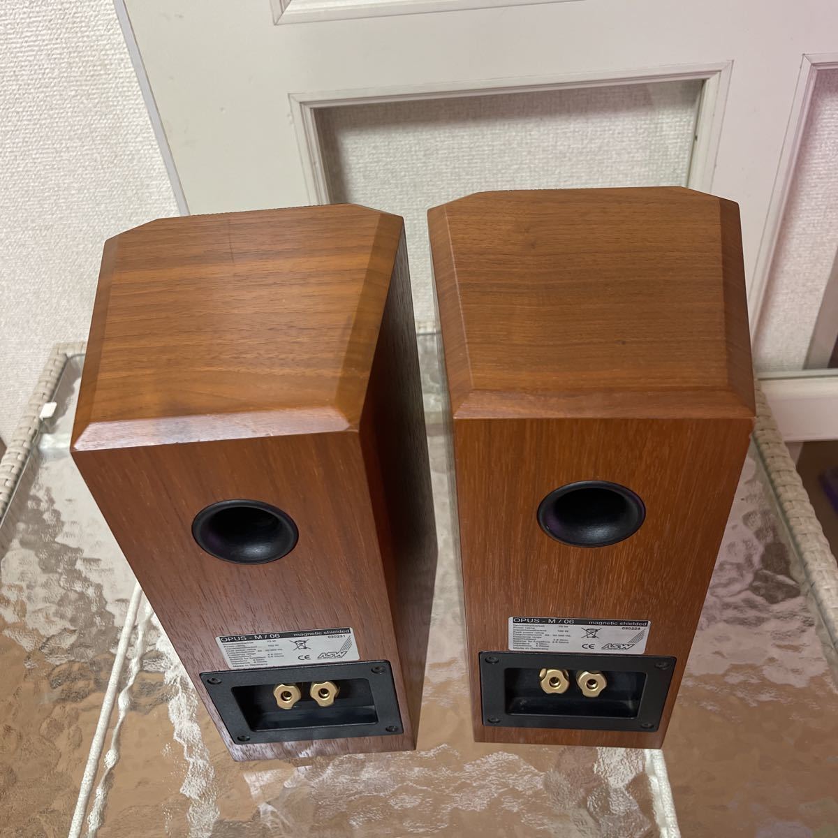 Yahoo!オークション - ASW OPUS M / 06 ペア 2wayブックシェルフスピー...