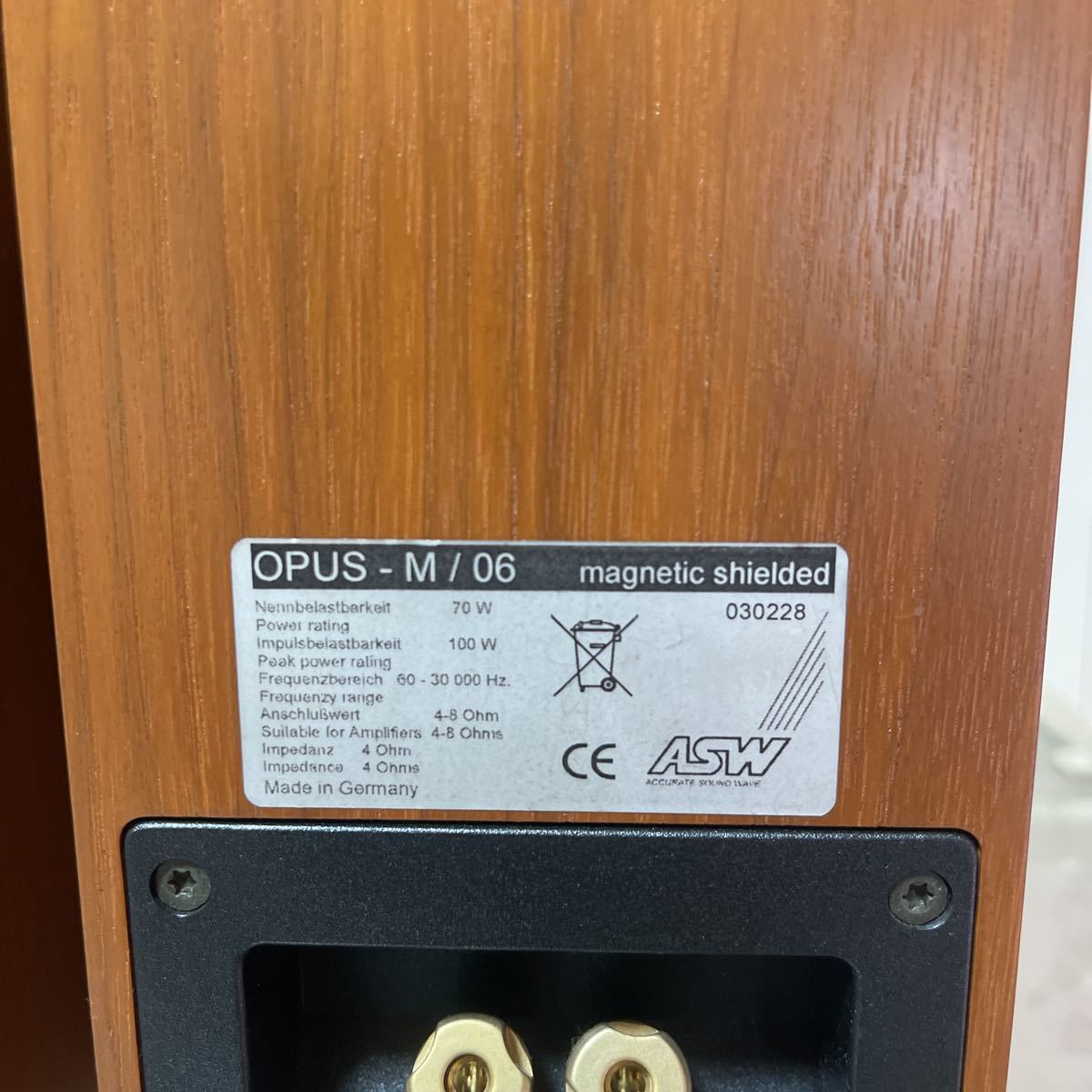 Yahoo!オークション - ASW OPUS M / 06 ペア 2wayブックシェルフスピー...