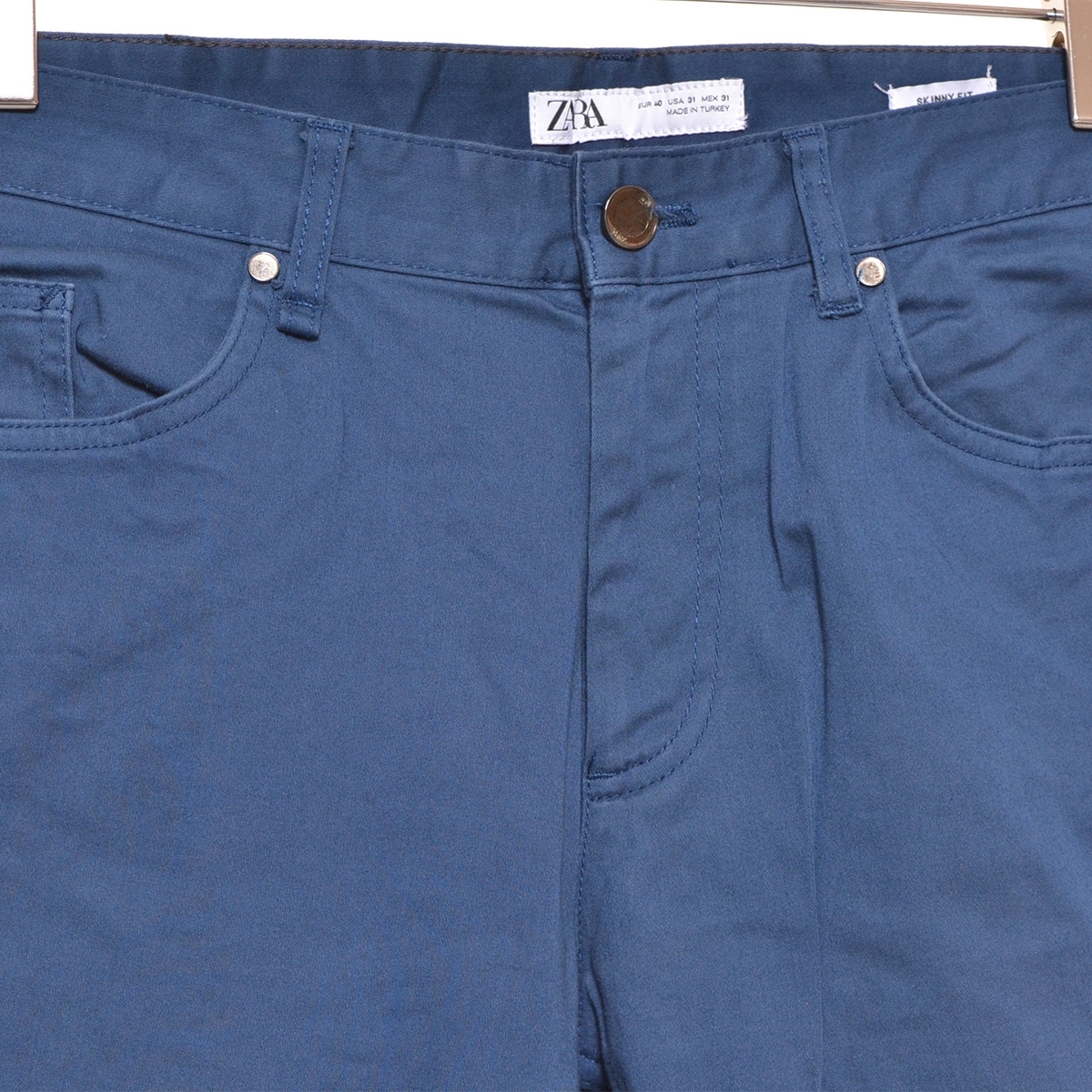 Yahoo!オークション - 466990 ZARA ザラ スリムフィットパンツ サイズ...