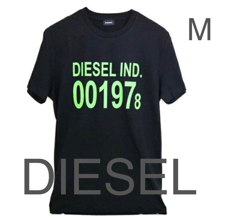代購代標第一品牌－樂淘letao－DIESEL T-DIEGO-001978 00SASA/0AAXJ 900 BLACK M ディーゼル Tシャツ ブラック
