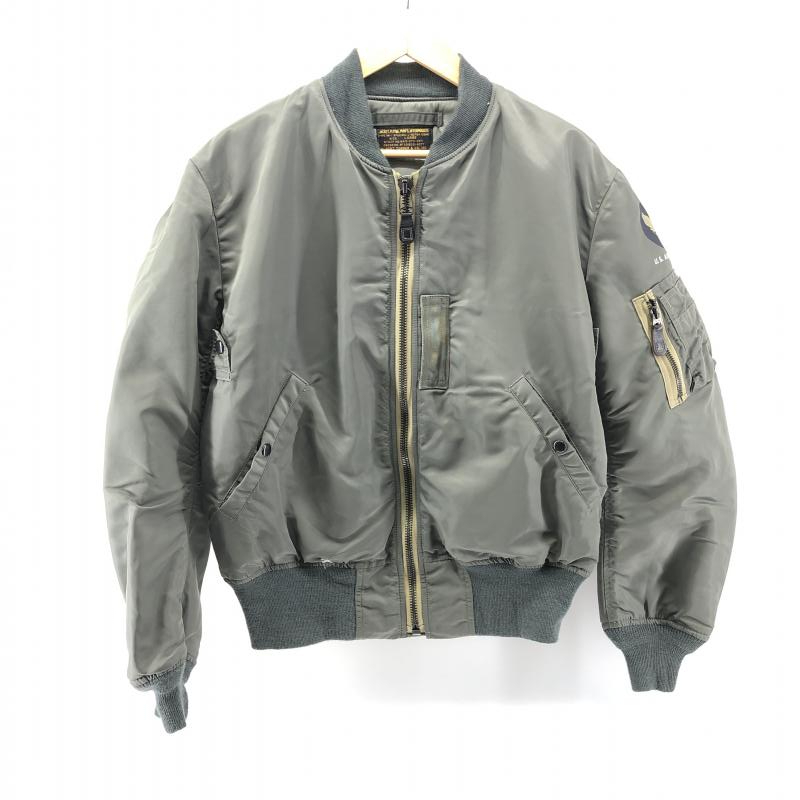 Yahoo!オークション - THE REAL McCOYS ALBERT TURNER 実名復刻 MA-1 L...