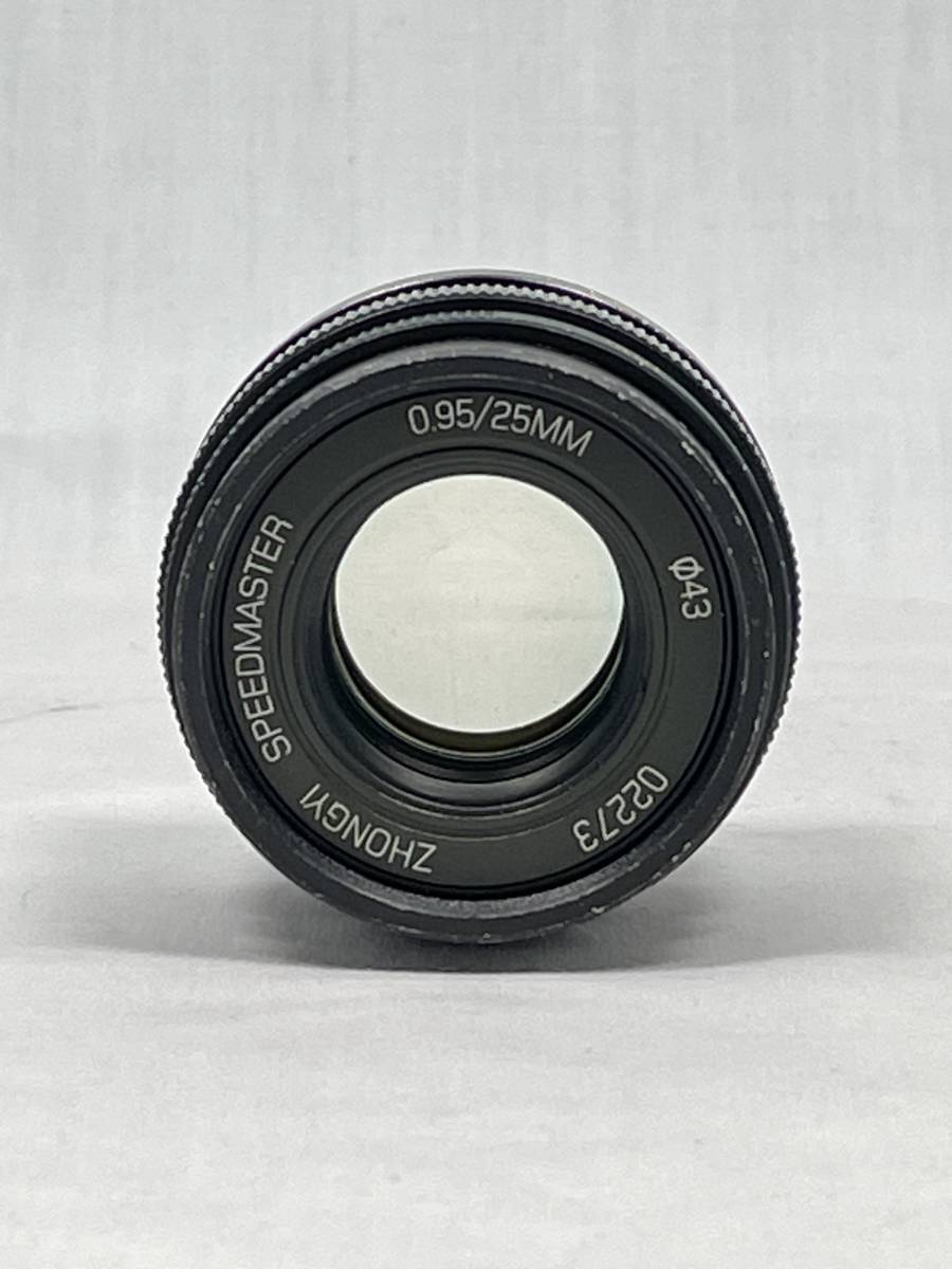 代購代標第一品牌-樂淘letao-★☆超希少 中一光学 Speedmaster 25mm F0 95 マイクロフォーサーズ用 ☆★