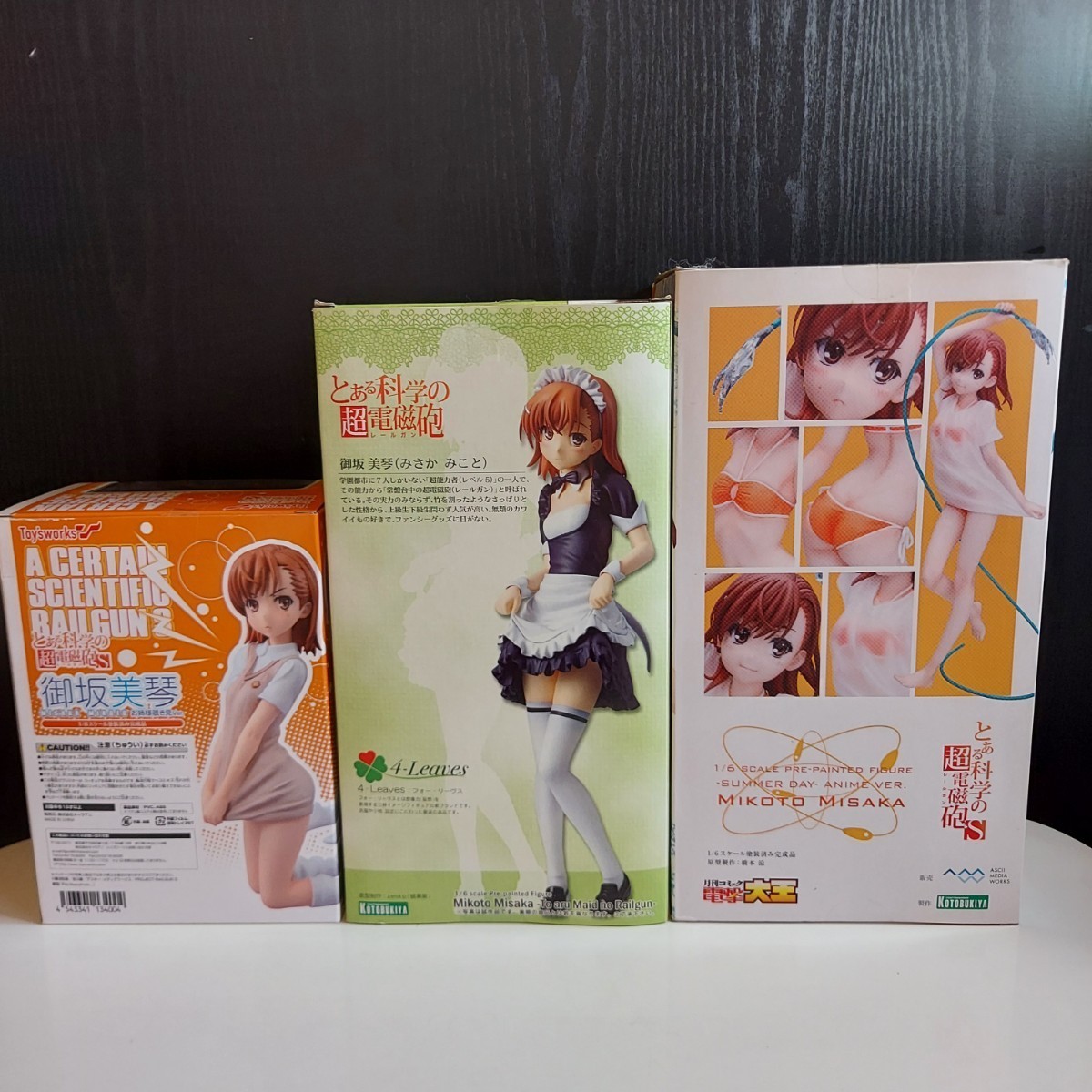 日本代購代標第一品牌【樂淘letao】－御坂美琴 フィギュア お姉様覗き見 コトブキヤ 水遊びフィギュア 電撃大王