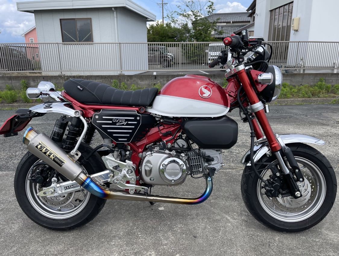モンキー125 JB02 使用 OVER チタン GPパフォーマンス マフラー ワンオーナー車 1895km 武川 ダックス125 ハンターカブ グロム(マフラー本体（社外）)｜売買された ...