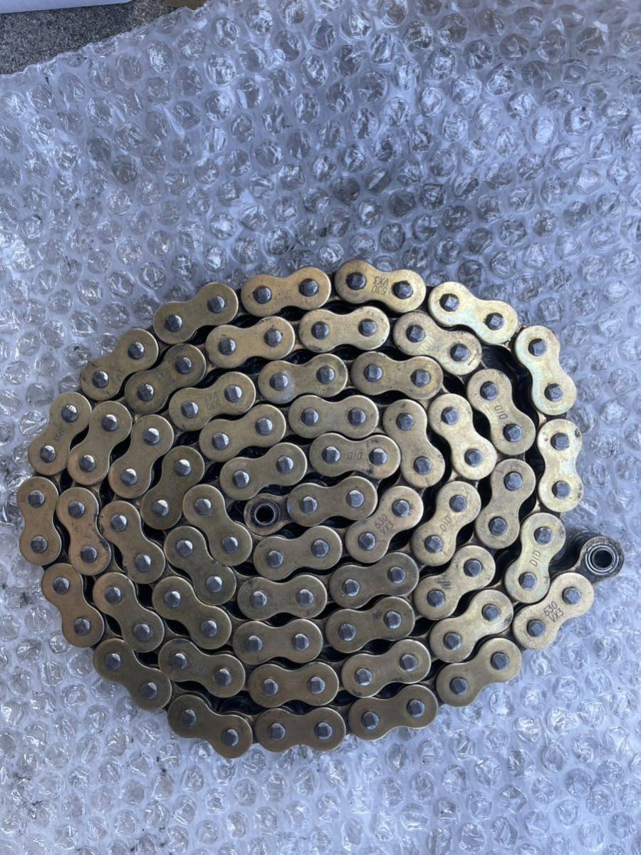 Yahoo!オークション - DIDチェーン ゴールドチェーン 530 Z1Z2 Z750FX ...