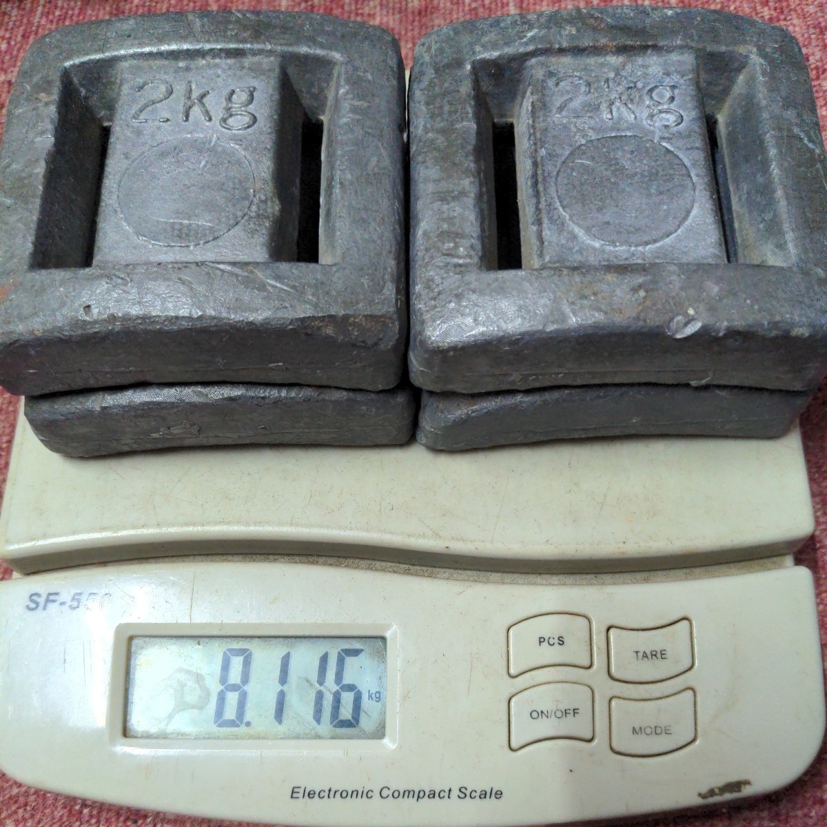 Yahoo!オークション - ウエイト 鉛 錘 約8.1kg 海 ダイビング 素潜り ...