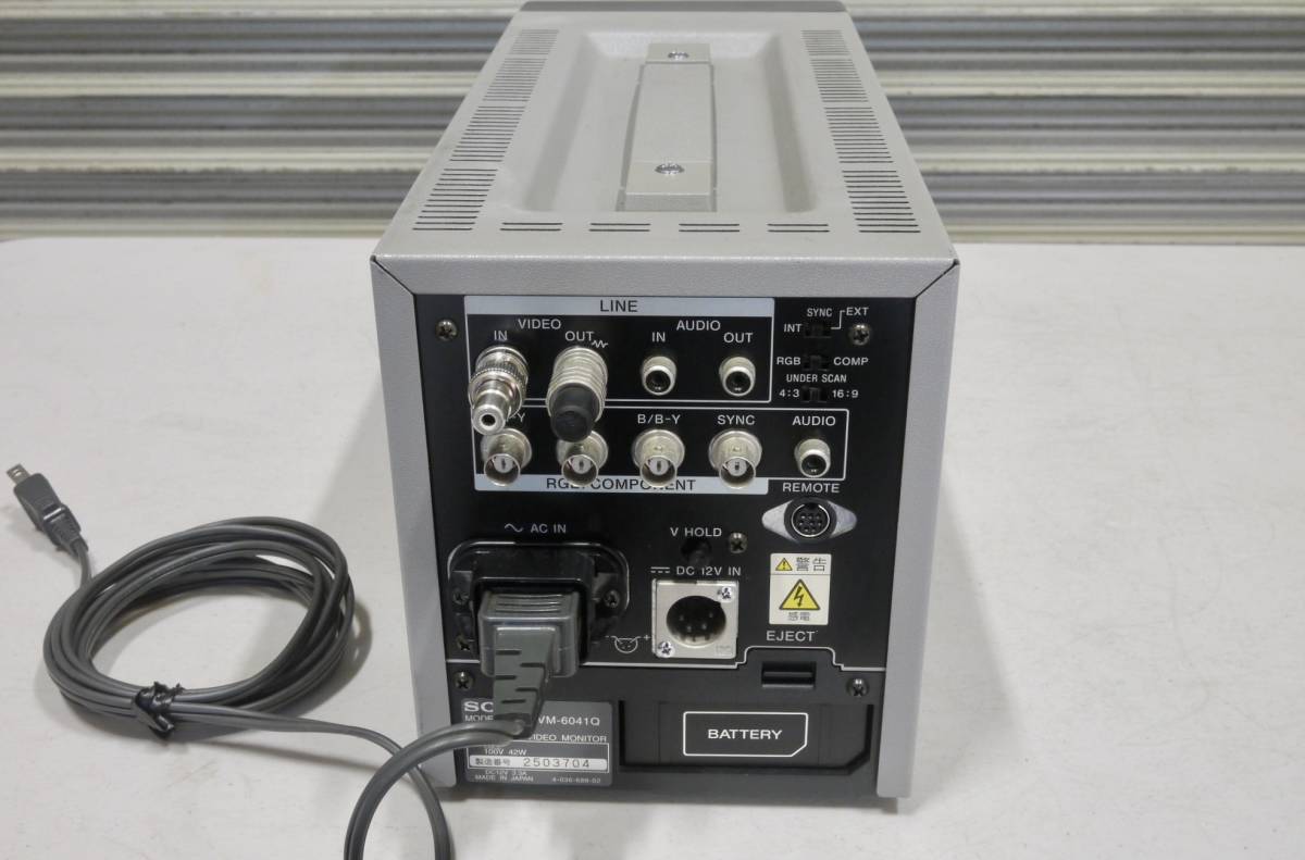 Yahoo!オークション - SONY PVM-6041Q トリニトロンカラービデオ Yahoo!オークション - SONY PVM-6041Q トリニトロンカラービデオ