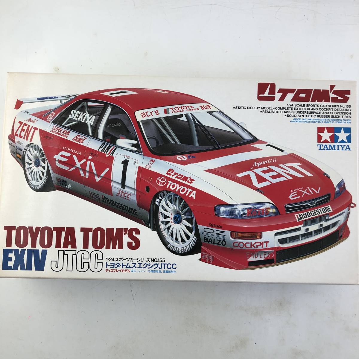 未組立 タミヤ 1/24 スポーツカーシリーズ NO.155 トヨタ トムス エクシヴJTCC TAMIYA TOYOTA TOM'S EXIV JTCC プラモデル(レーシングカー)｜売買さ ...