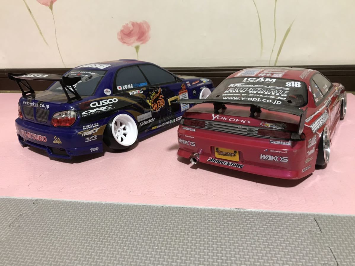 送料無料 1/10 D1 日産 シルビア S14 後期 スバル インプレッサ 送料無料 1/10 D1 日産 シルビア S14 後期 スバル インプレッサ