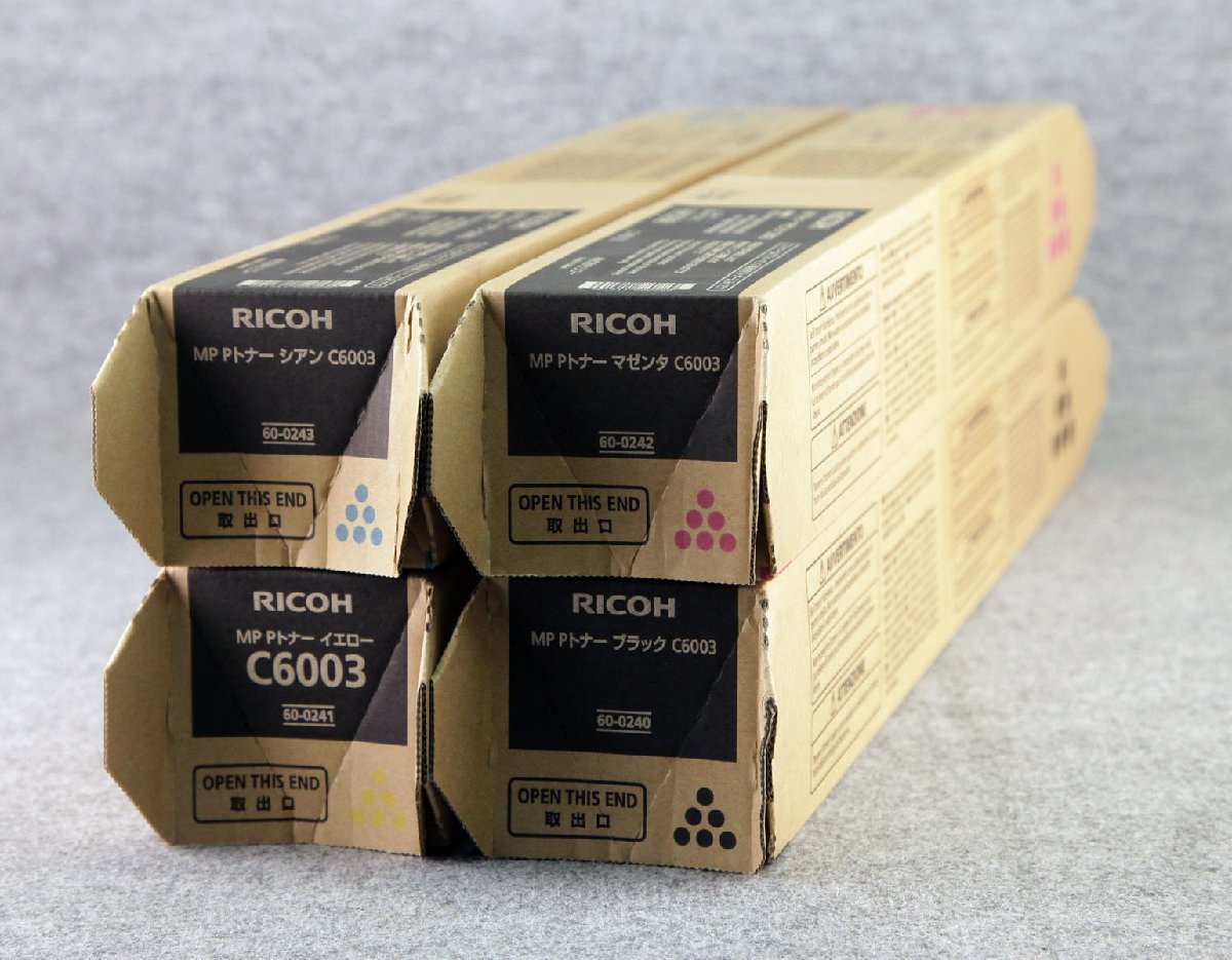 Yahoo!オークション - K RICOH(リコー) imagio MP Pトナー C6003 4色...