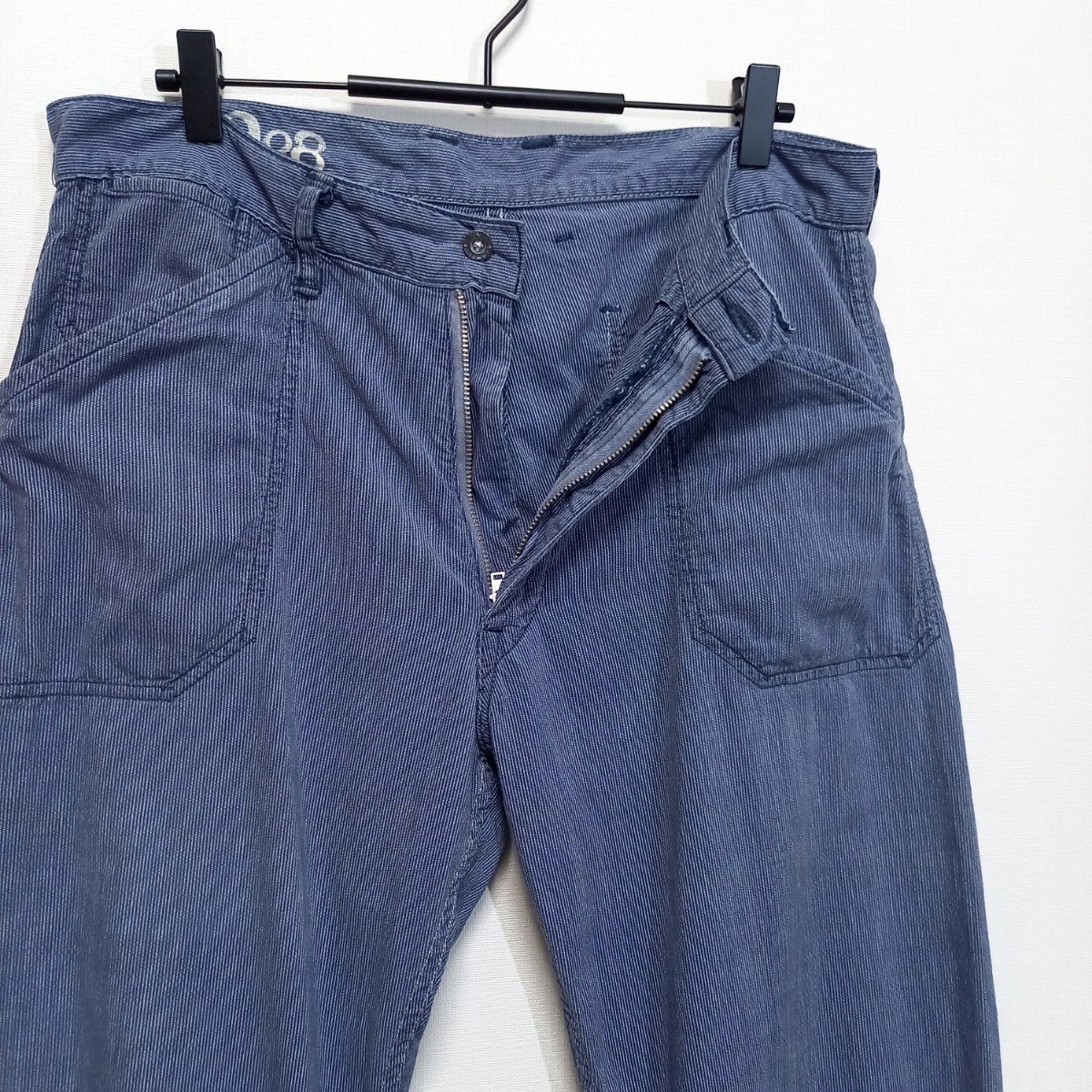 Yahoo!オークション - 《インディゴ染め / ピンストライプ》45R umii90...