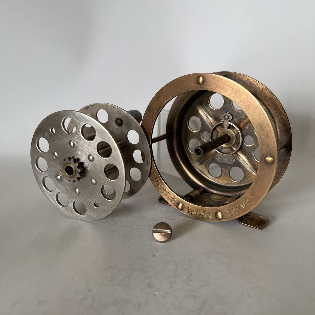 Yahoo!オークション - Old Pflueger Progress No.1784 Fly Fishing Ree...