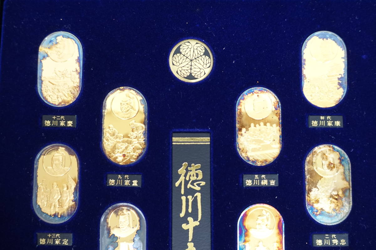 Yahoo!オークション - （3）徳川15代 小判メダル フランクリンミント社...