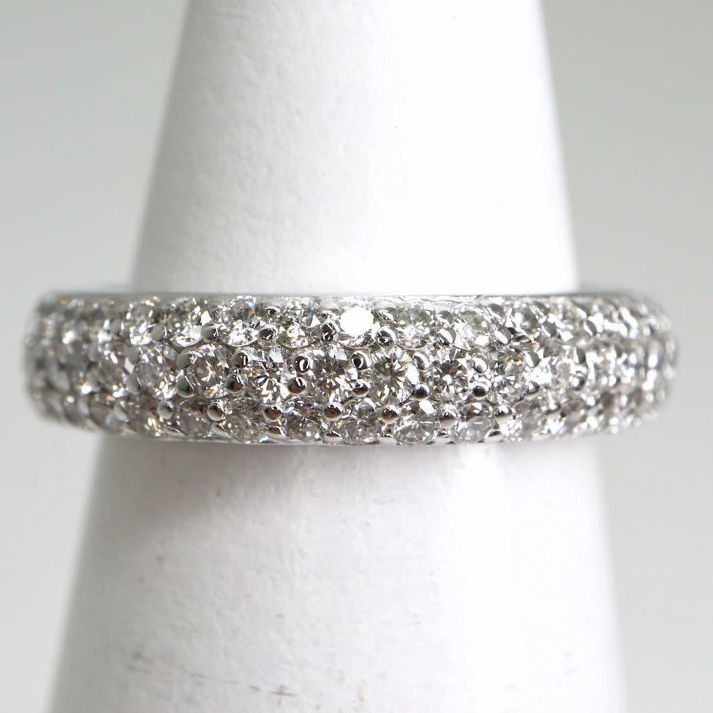 Yahoo!オークション - 〈天然ダイヤモンドパヴェピンキーリング〉m 1.1...