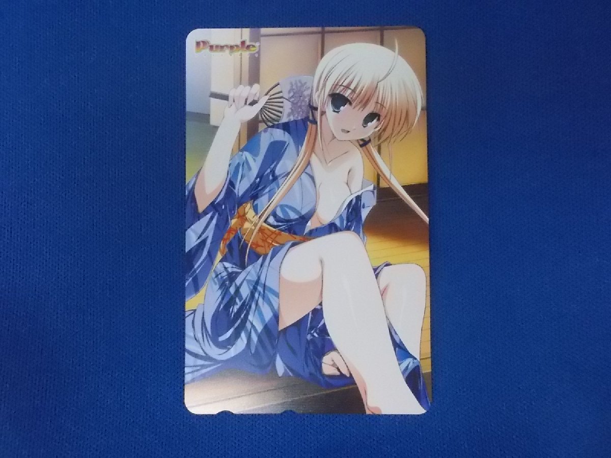 Yahoo!オークション - 3-067 Purple テレホンカード