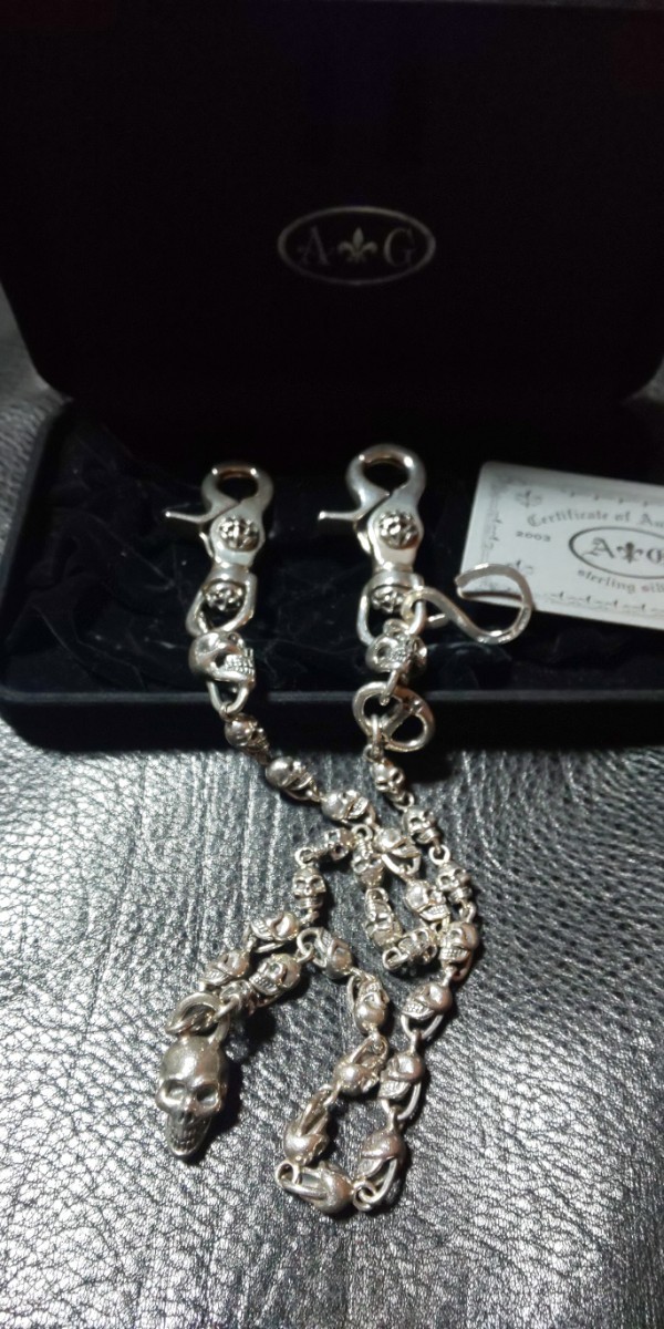 A&G エーアンドジー ウォレットチェーン シルバー 925 sv silver A&G エーアンドジー ウォレットチェーン シルバー 925 sv silver