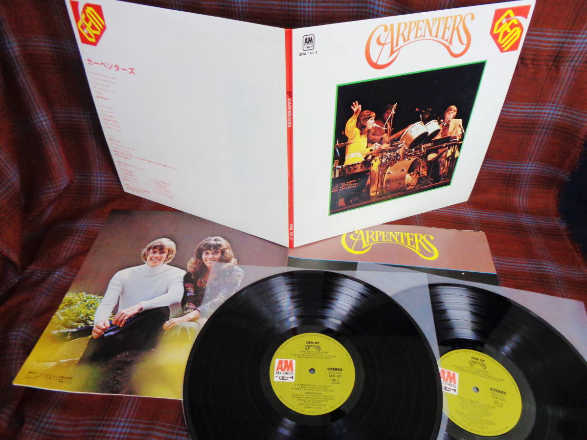 Yahoo!オークション - L#3614 2LP カーペンターズ Gem Of CARPENTERS G...