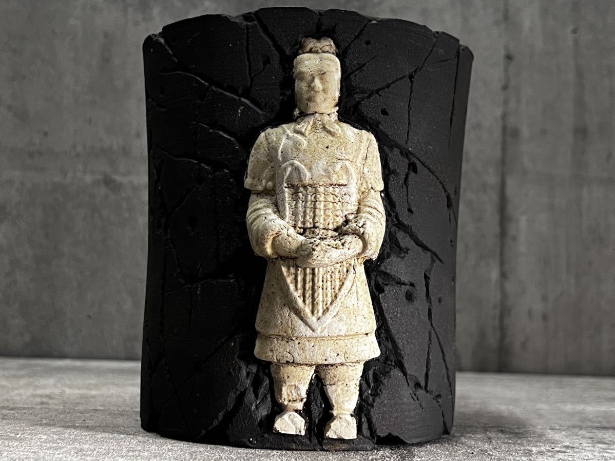 Yahoo!オークション - F035手作植木鉢Lサイズ 【千年の守り 一点物】検...