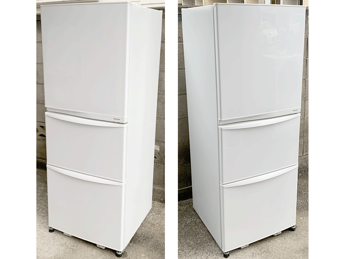 Yahoo!オークション - 7954 TOSHIBA 東芝 ノンフロン冷凍冷蔵庫 GR-34Z...