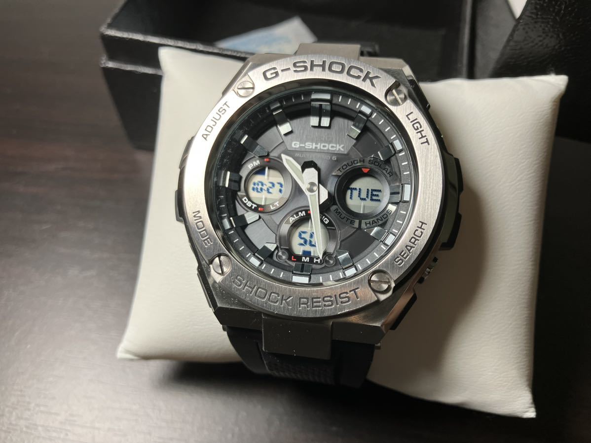 CASIO G-SHOCK G-STEEL GST-W110-1AJF 着用回数わずか(TOUGH SOLAR)｜売買されたオークション情報、yahooの商品情報をアーカイブ公開 ...