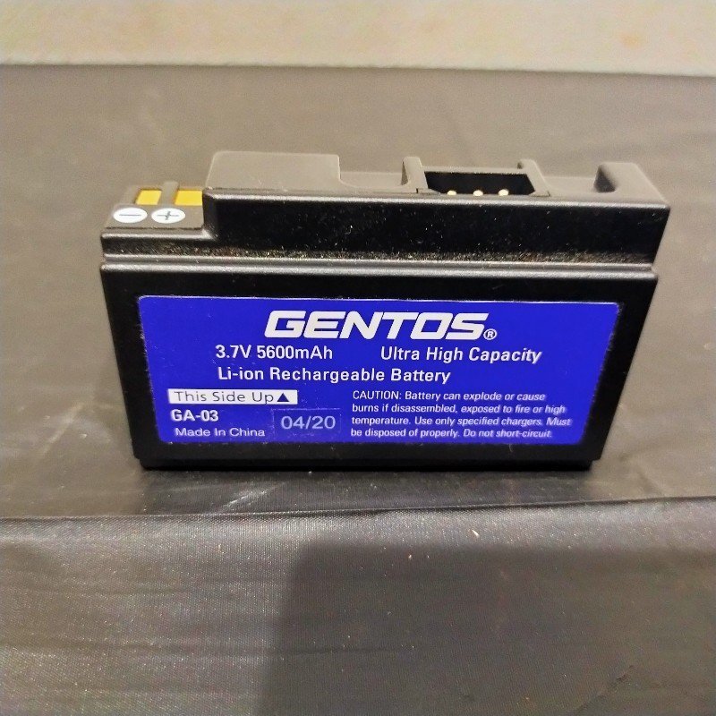 Yahoo!オークション - 未使用保管品 GENTOS GH-003RG専用充電池 GA-03 ...