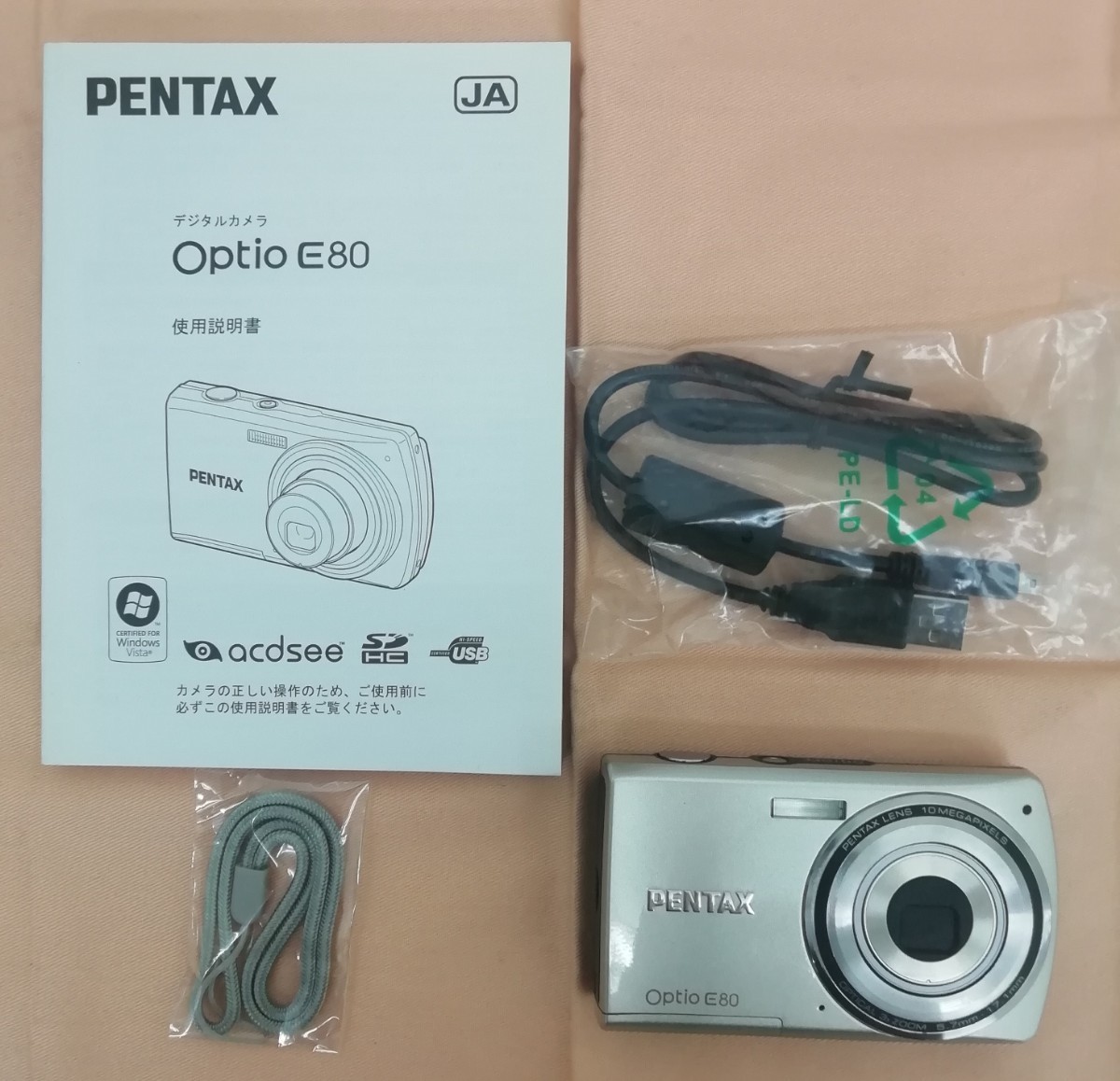 代購代標第一品牌－樂淘letao－ペンタックス PENTAX Optio E80