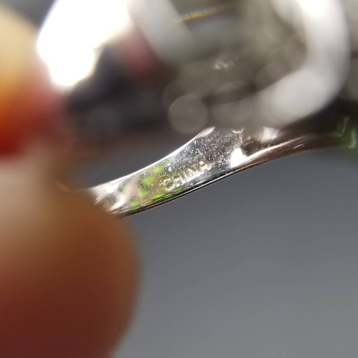 Yahoo!オークション - HT グリーン パヴェ ラインストーン 925 ビンテ...