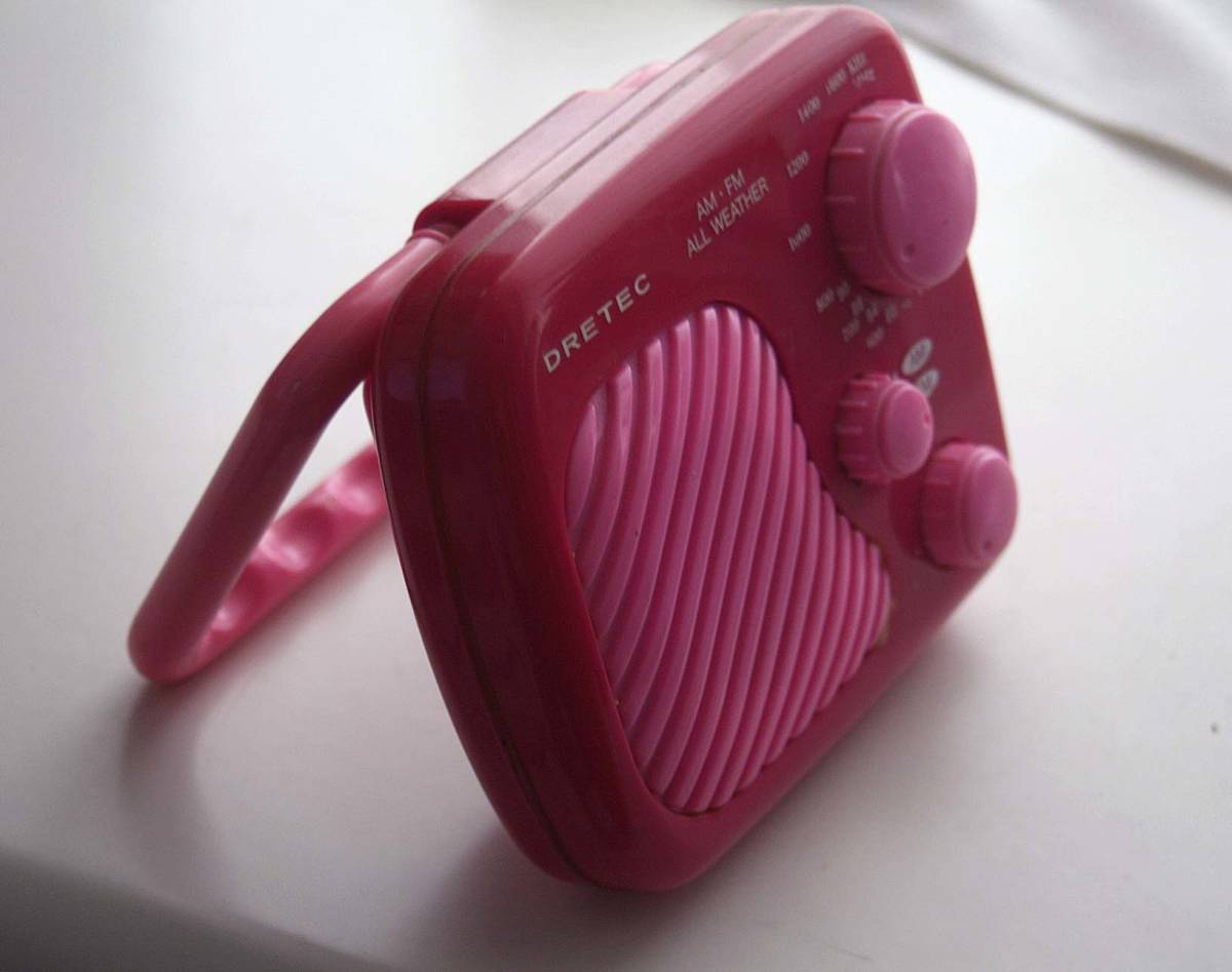 Yahoo!オークション - dretec AM/FM 防滴ラジオ AM/FM SPLASHPROOF RA...