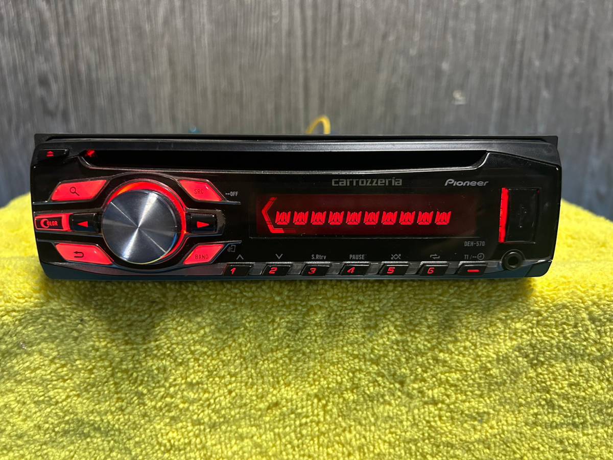 Yahoo!オークション - carrozzeria カロッツェリア DEH-570 CDデッキ ...