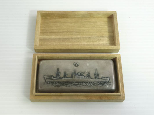 Yahoo!オークション - 当時物 日立造船 銀製ケース SILVER刻印 34g 昭...