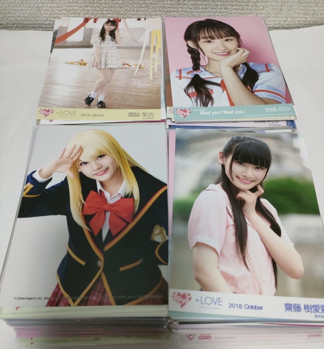 代購代標第一品牌－樂淘letao－=LOVE 生写真約480枚 イコラブ ブロマイド グッズ 指原 大谷映美里 大場花菜 音嶋莉沙 齋藤樹愛羅 佐々木舞香 髙松瞳 瀧脇笙古 野口衣織