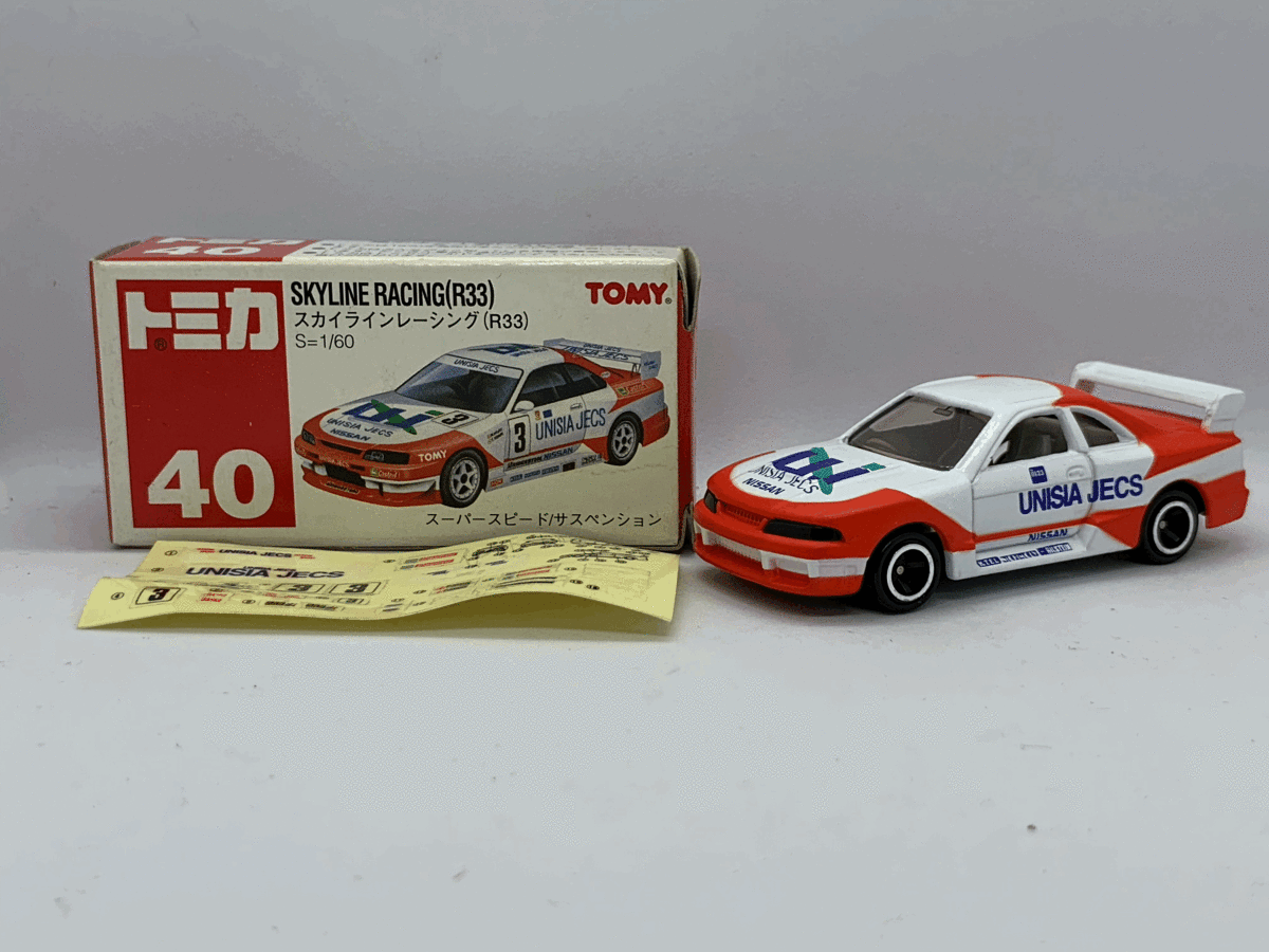 Yahoo!オークション - トミカ No.40 スカイラインレーシング (R33)