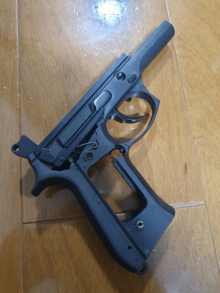 Yahoo!オークション - ジャンク kj製 M9 HW樹脂フレーム ガスブローバ...