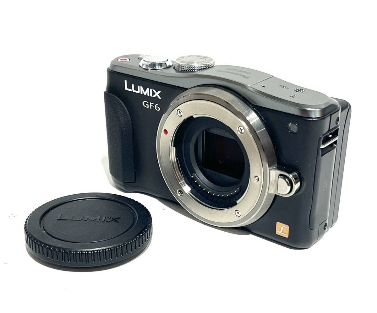 代購代標第一品牌－樂淘letao－★ Panasonic パナソニック LUMIX ルミックス GF6 ボディ ミラーレス デジタルカメラ DMC-GF6 ブラック N212-31