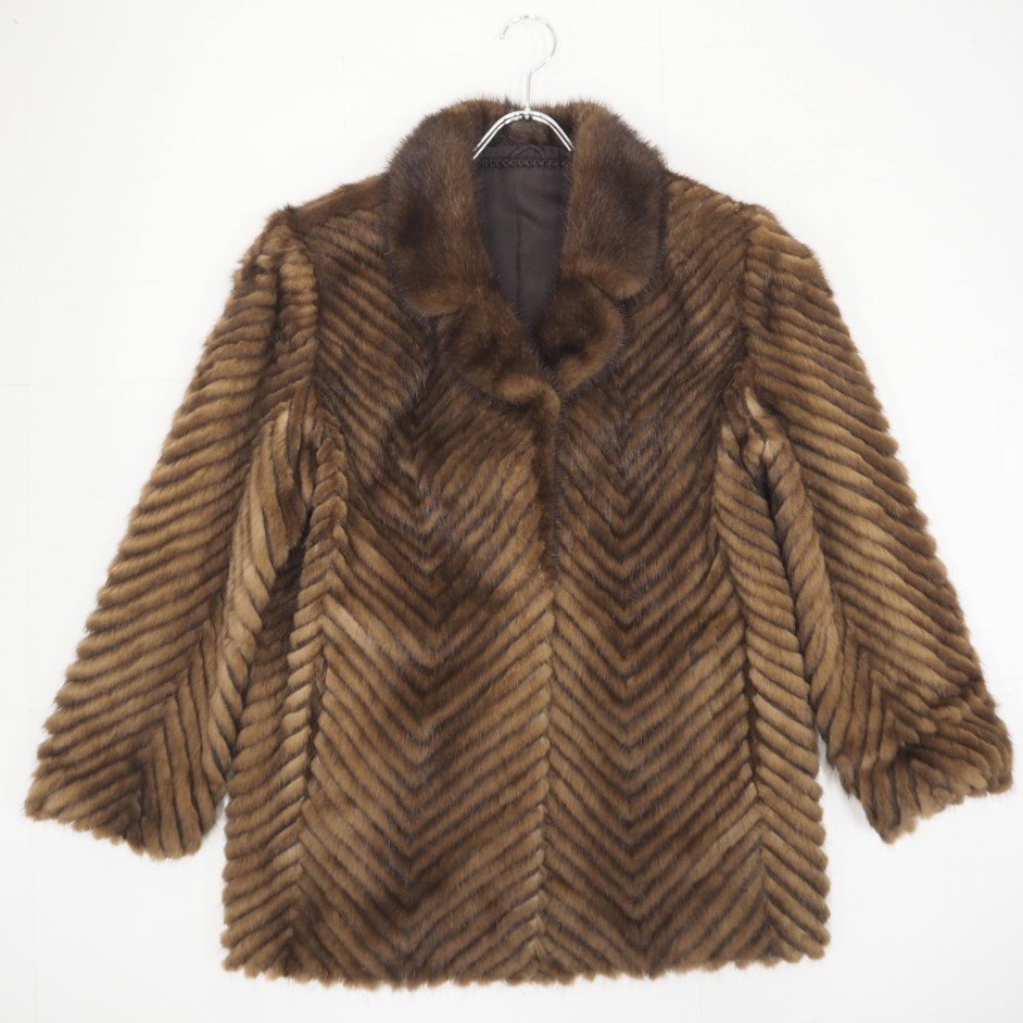 代購代標第一品牌－樂淘letao－まとめて【 MINK 9点セット 】高級毛皮 全部 ミンク コート 9着組 SAGA MINK・EMBA・レアデザイン・ニット使い等 同梱不可 R026