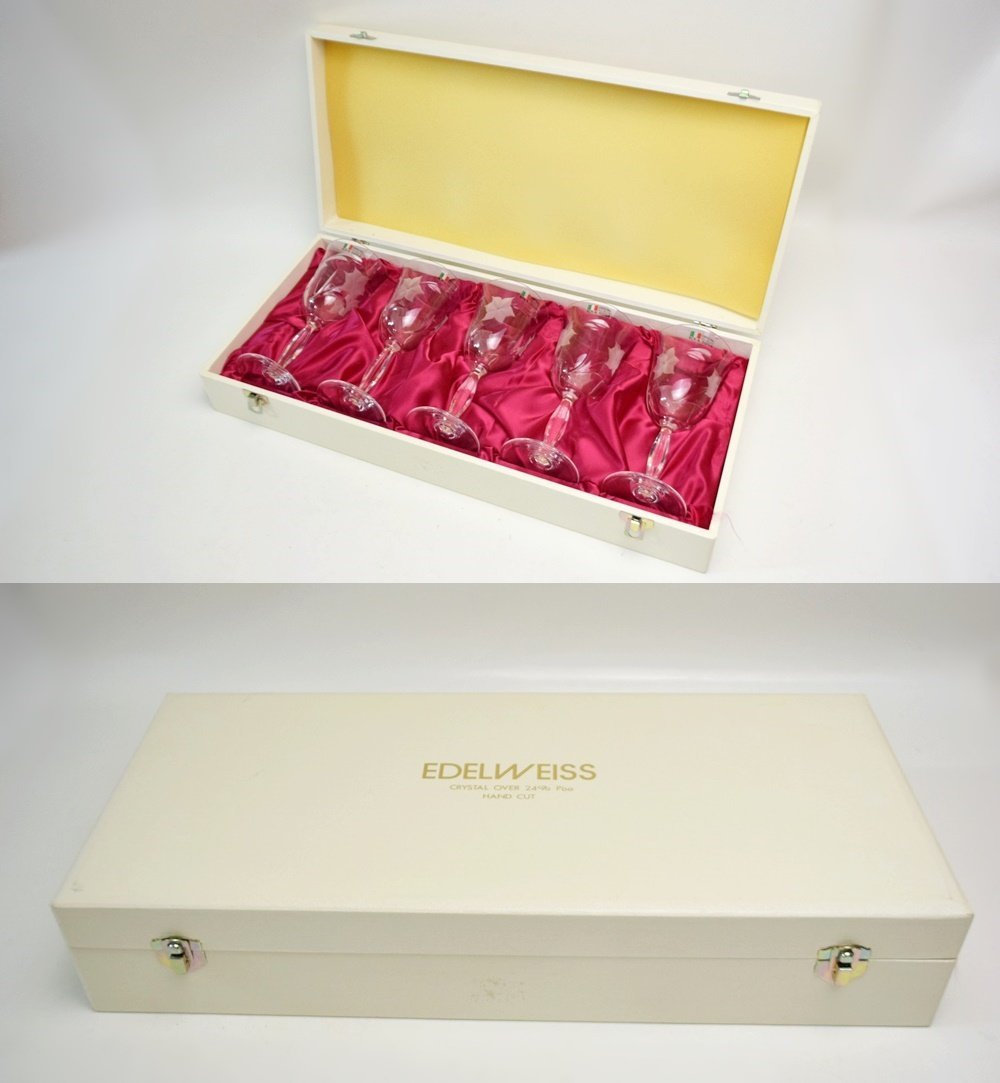 Yahoo!オークション - 5客セット 未使用 RCR&SOGA EDELWEISS ワイング...