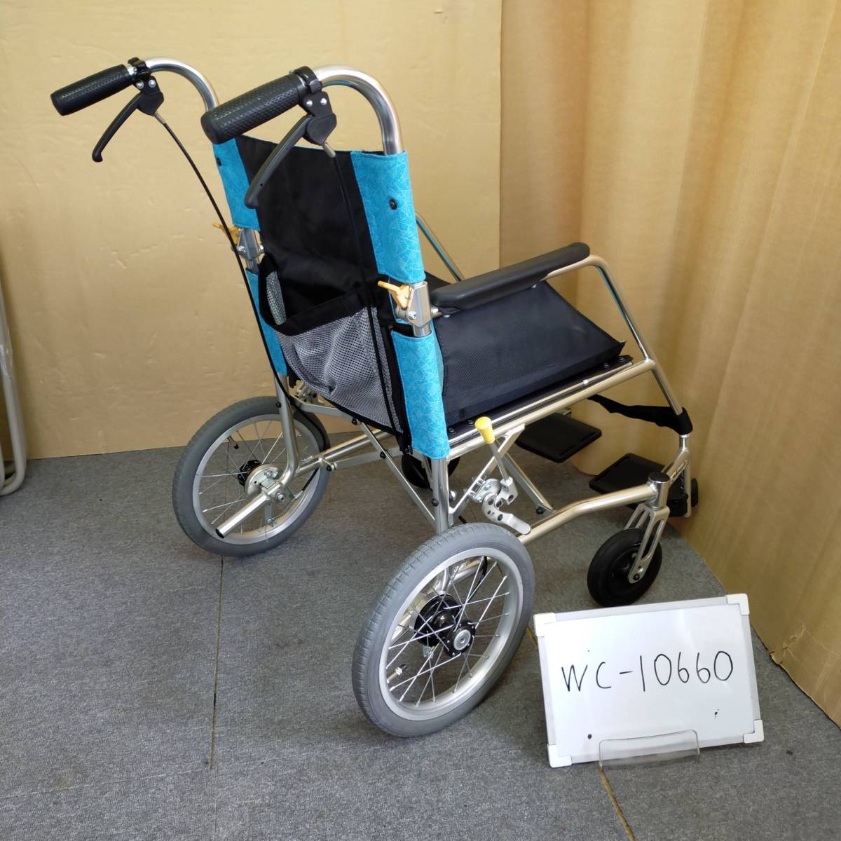 Yahoo!オークション - (WC-10660) 松永製作所 介助式車いす USL-2B 介...