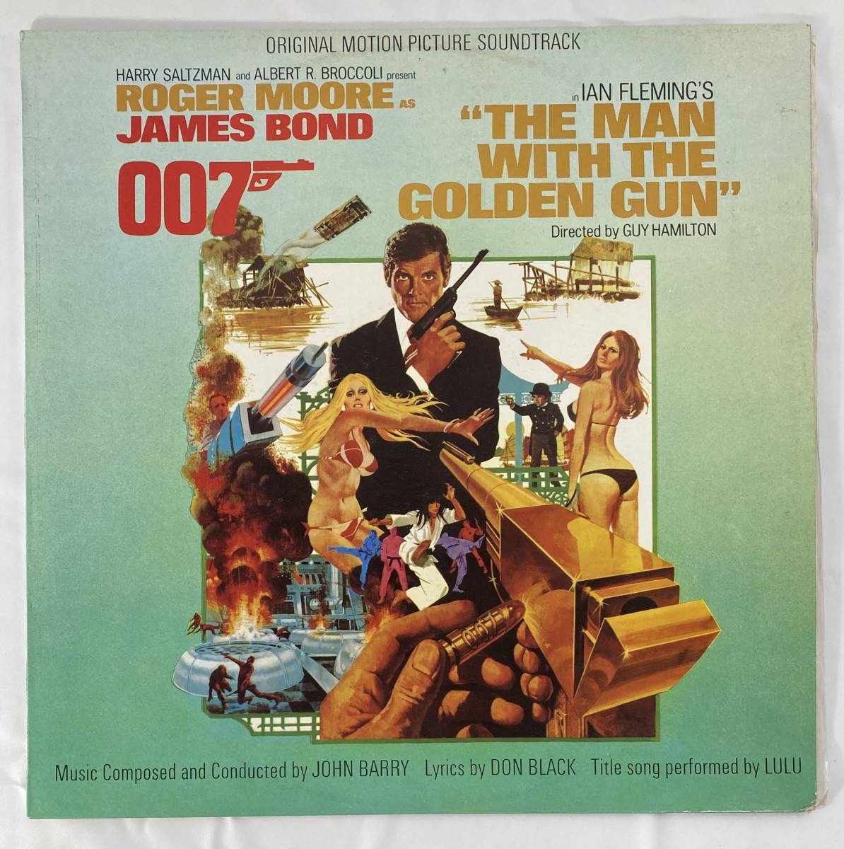 日本代購代標第一品牌【樂淘letao】－007／黄金銃を持つ男 (1974) ジョン・バリー 豪盤LP Festival L 35370