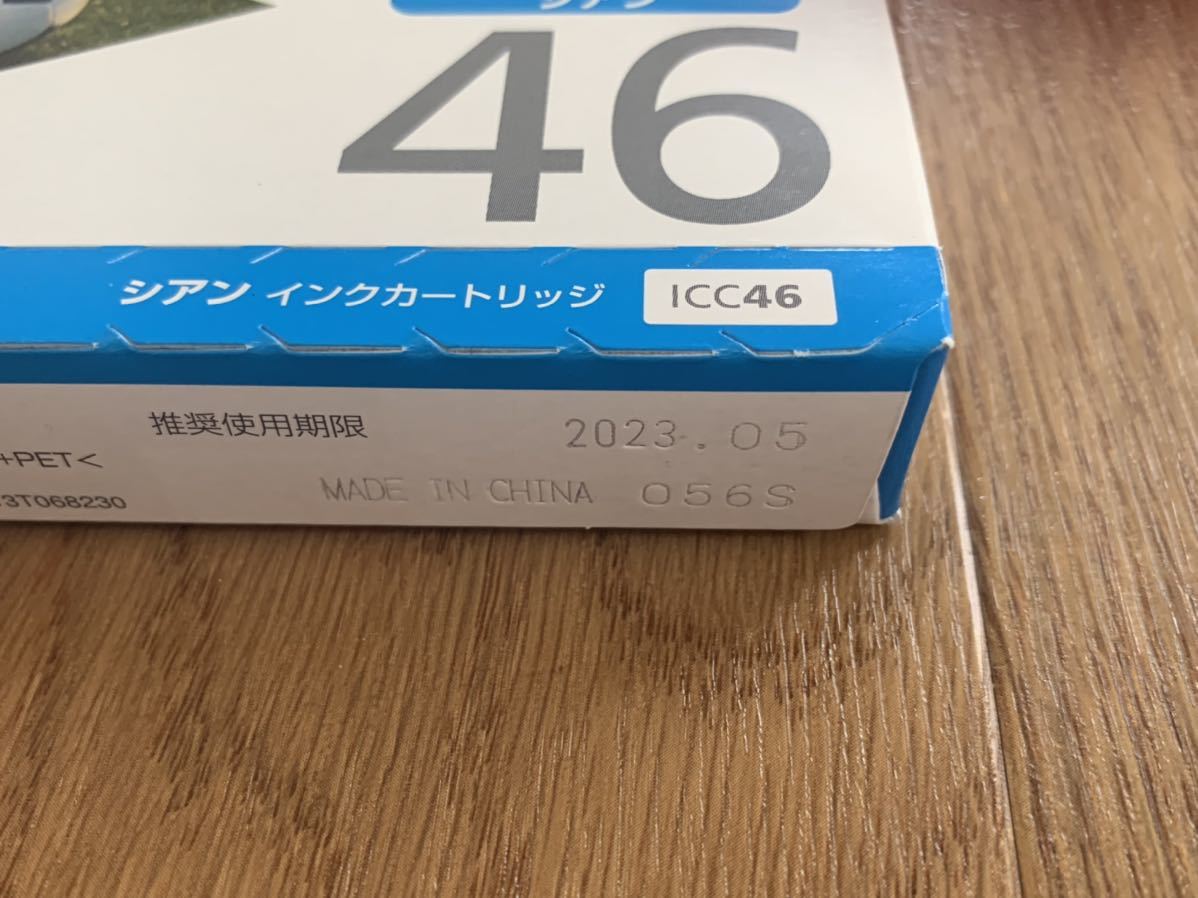 Yahoo!オークション - EPSON ICC46 シアン 1個 純正インクカートリッ...