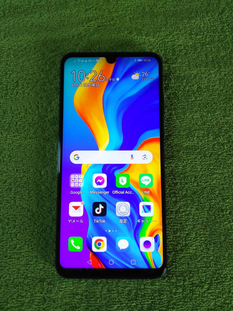 HUAWEI P30 lite MAR-LX2J ピーコックブルー SIMフリー スマホ(Android)｜売買されたオークション情報、yahooの商品情報をアーカイブ公開 - オークファン ...