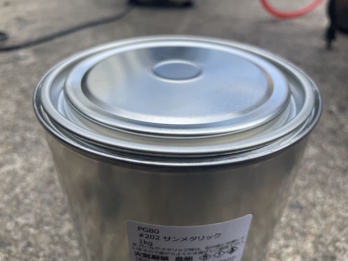 Yahoo!オークション - 関西ペイント PG80 原色 202サンメタリック 2液...