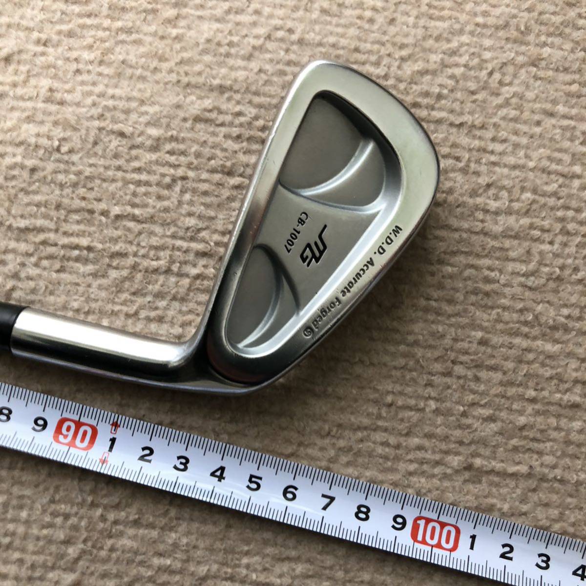 代購代標第一品牌－樂淘letao－【銘機】三浦技研 CB1007 #7番アイアン単品 DG S200 イオミックグリップ