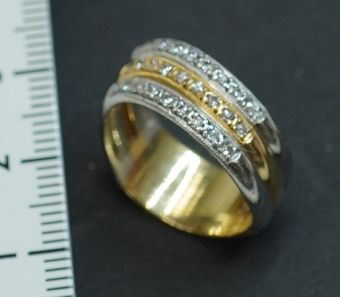 Yahoo!オークション - ダイヤ 0.26ct 13.5号 k18 pt900 大網てんとう虫...