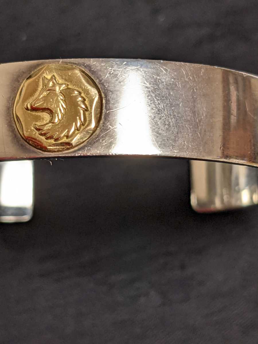 Yahoo!オークション - タディ アンド キング ウルフバングル k18 Silve...